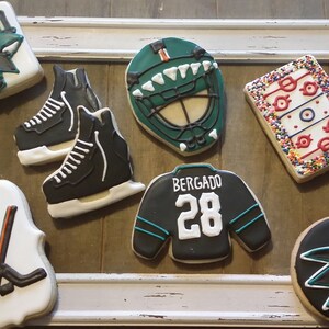 Hockey Cookies - ANY TEAM AVAILABLE - Please List Team and Jersey ...