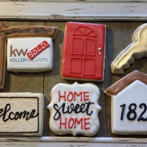 Custom Real Estate Cookies WITH Custom Logo - One Dozen - Etsy