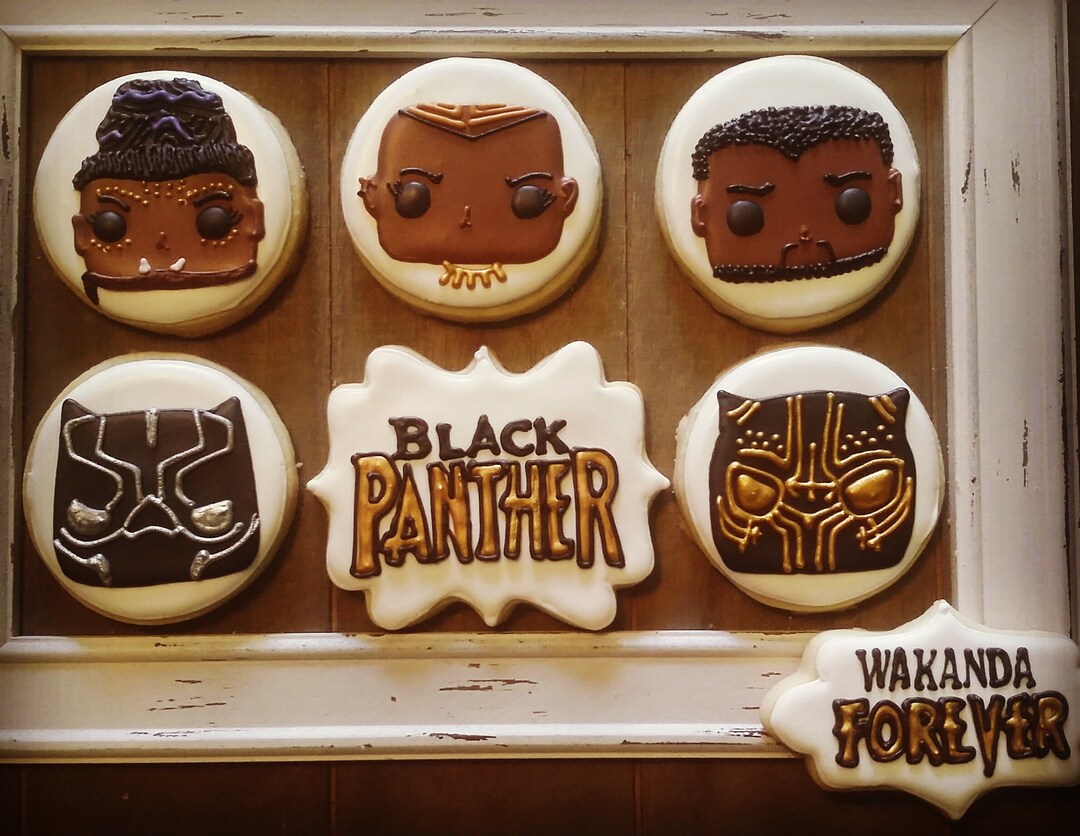 Panther Cookies - One Dozen - Etsy