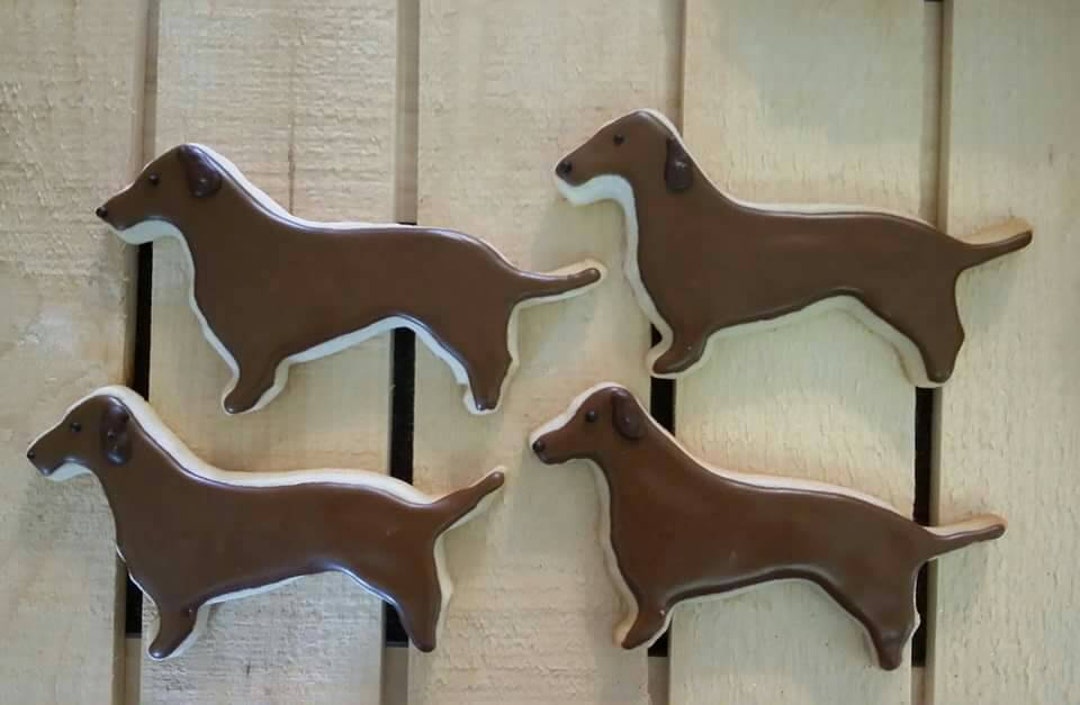 Dachshund Cookies - Etsy