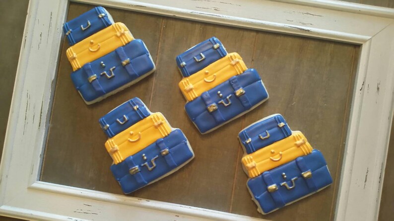 Suitcase Cookies! for Wedding Showers, Travel Themed Parties or Get ...