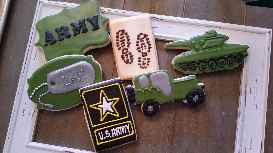 Military Cookies - One Dozen - Etsy