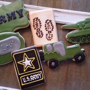 Military Cookies - One Dozen - Etsy