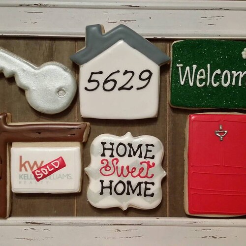 Custom Real Estate Cookies WITH Custom Logo One Dozen - Etsy