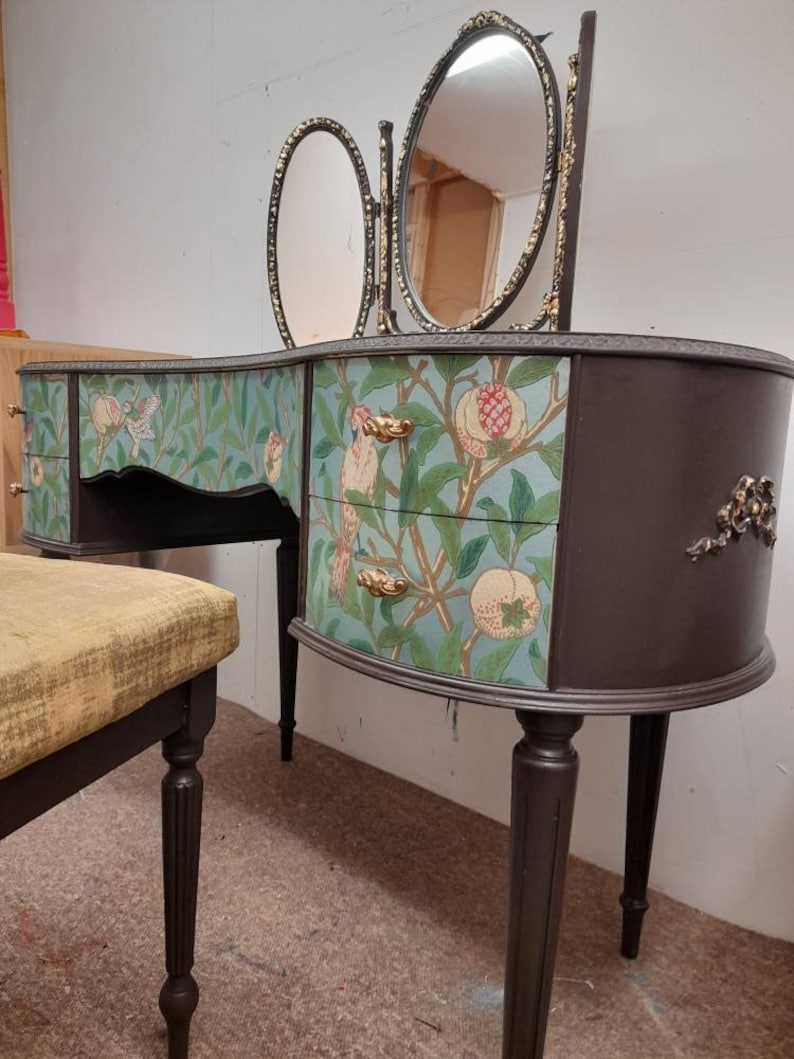 Dressing Table Vintage. Upcycled Painted Bedroom Furniture. - Etsy