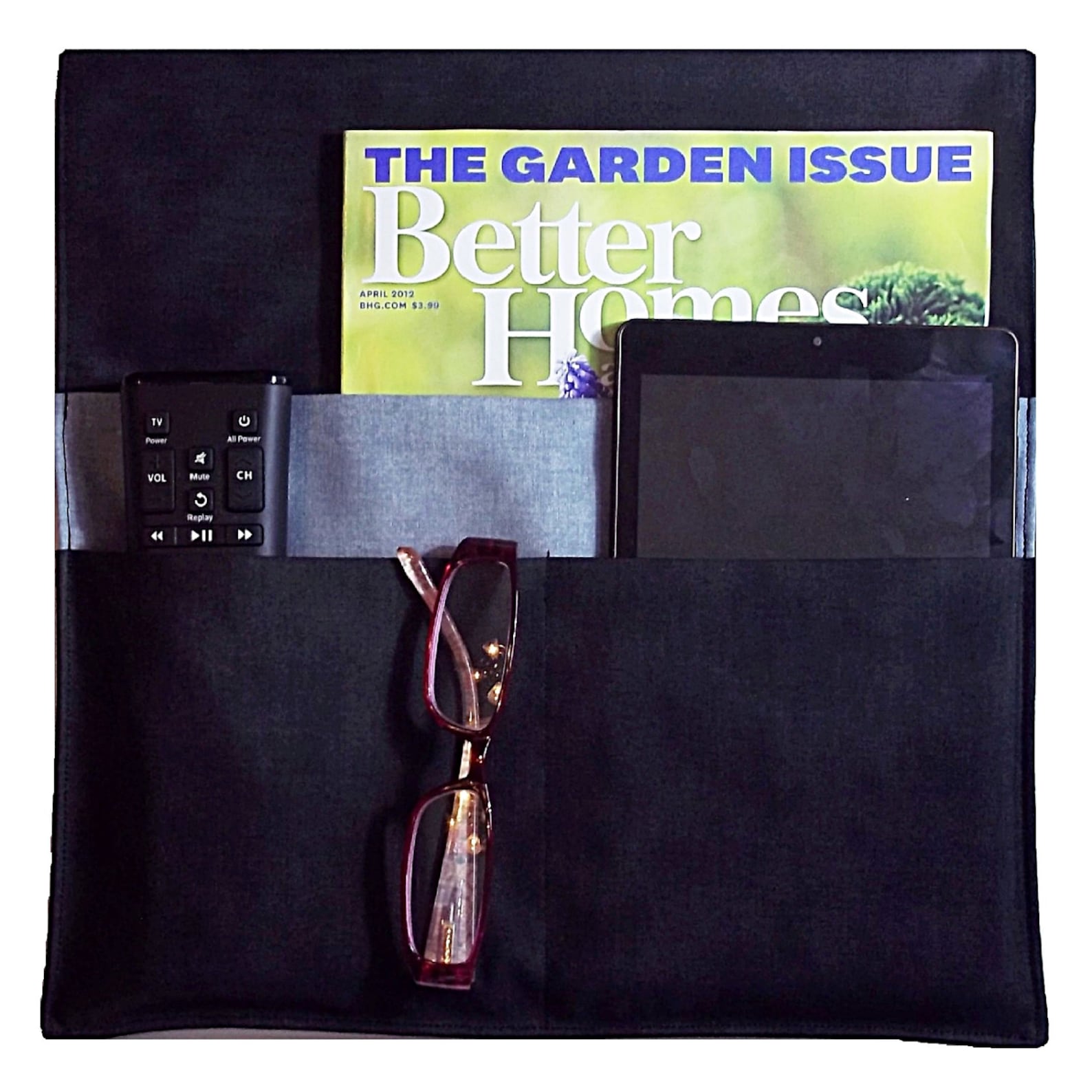 Bed Side Storage, TV Remote Control Holder, Bedroom Organizer, Remote ...