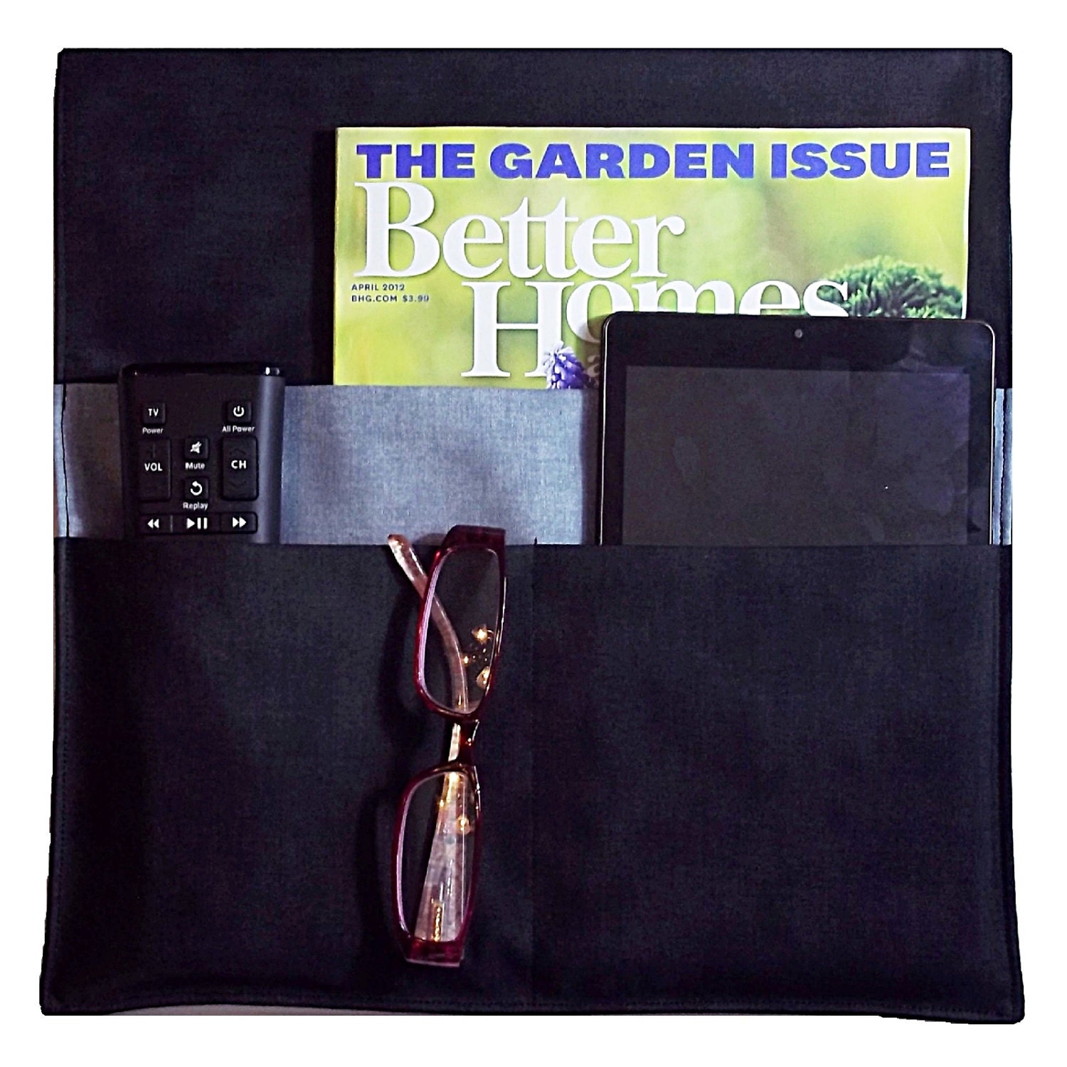 Bed Side Storage, TV Remote Control Holder, Bedroom Organizer, Remote ...