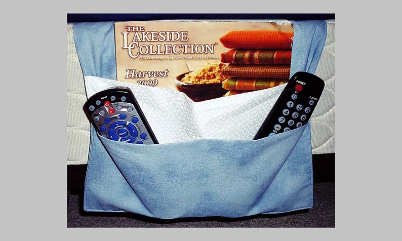 Bed Side Bedside Caddy. Fabric Remote Control Holder. Cell - Etsy