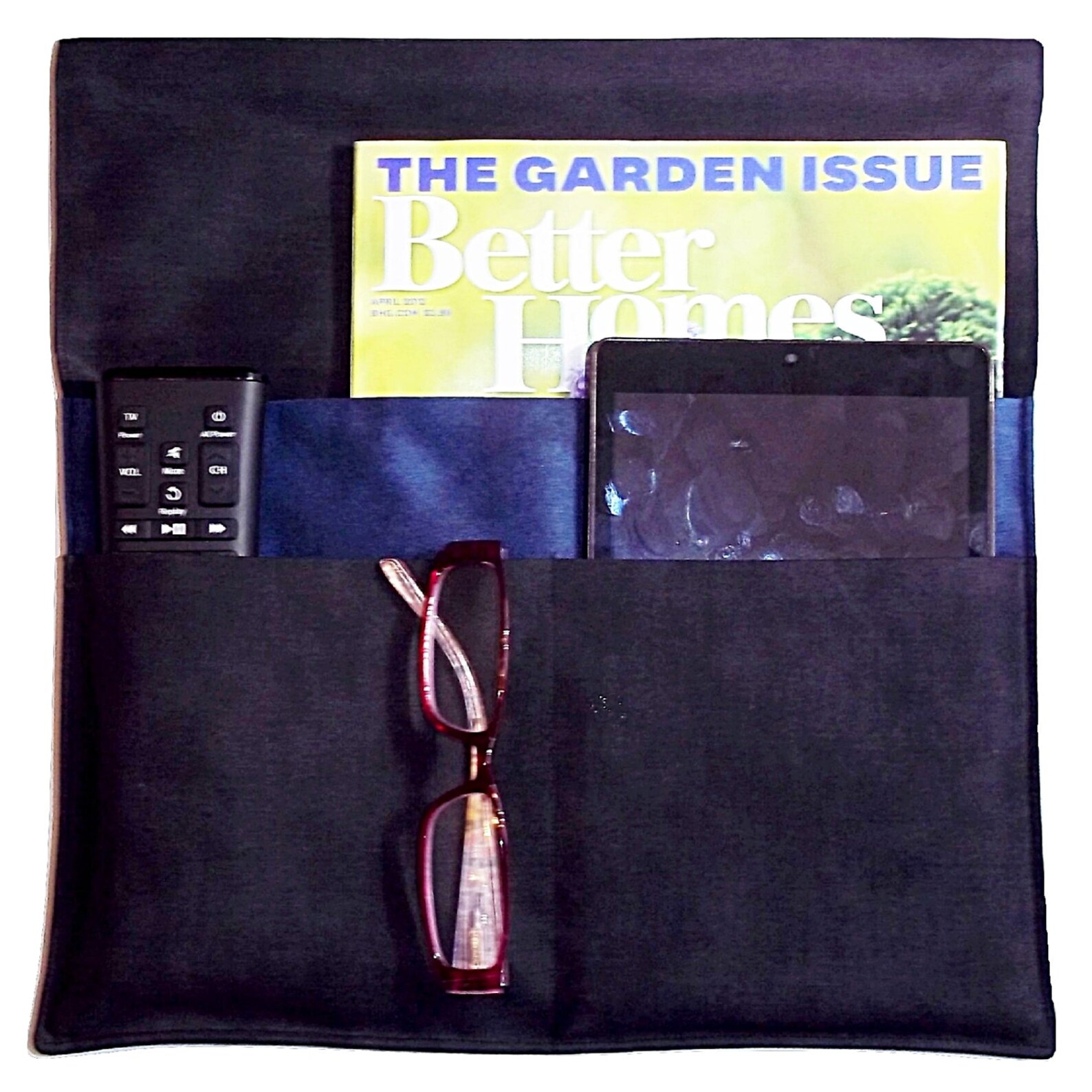 Bed Side Storage, TV Remote Control Holder, Bedroom Organizer, Remote ...