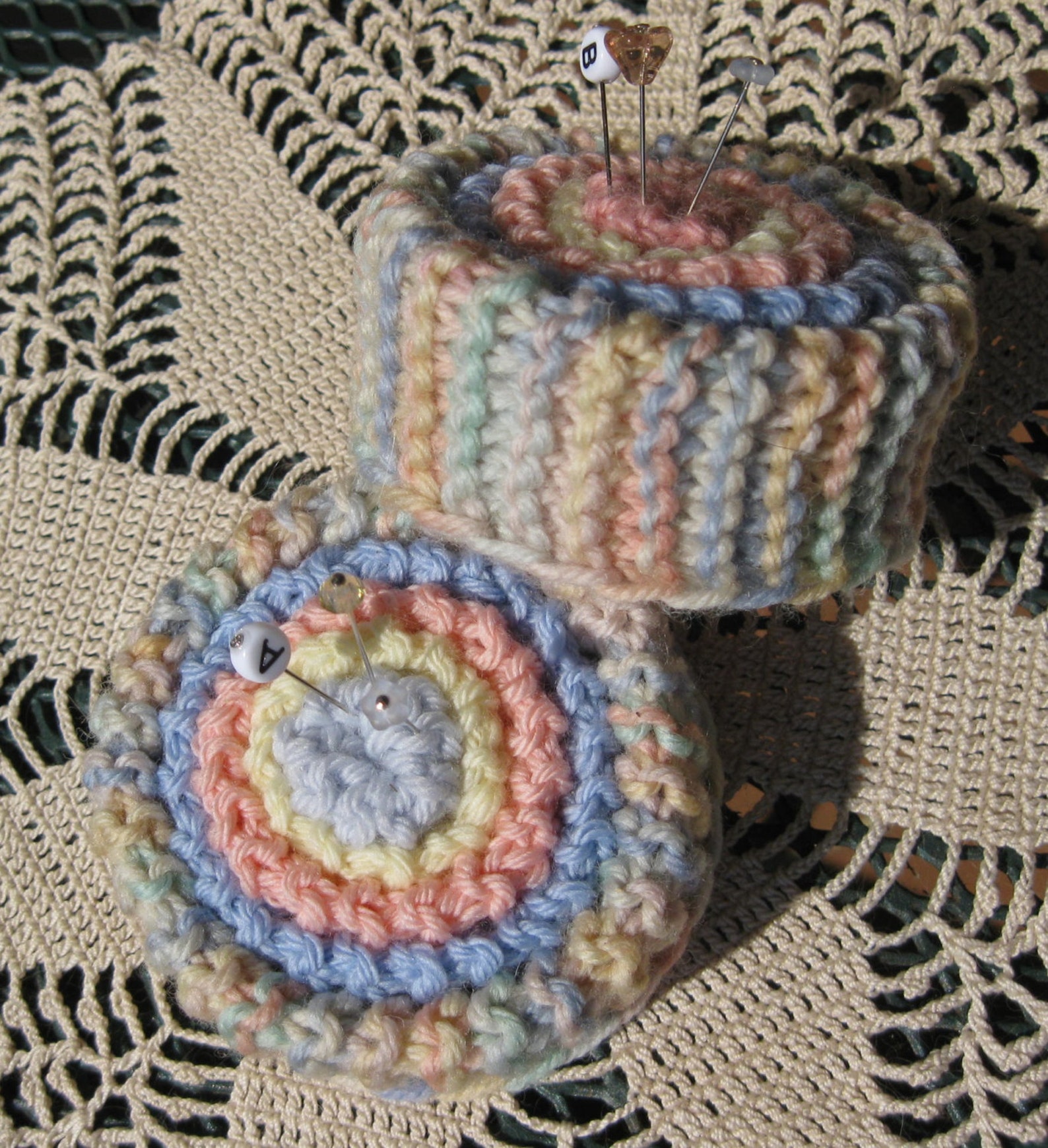 Pattern for Vintage Knitted Pincushion Owned by My Great-grandmother ...