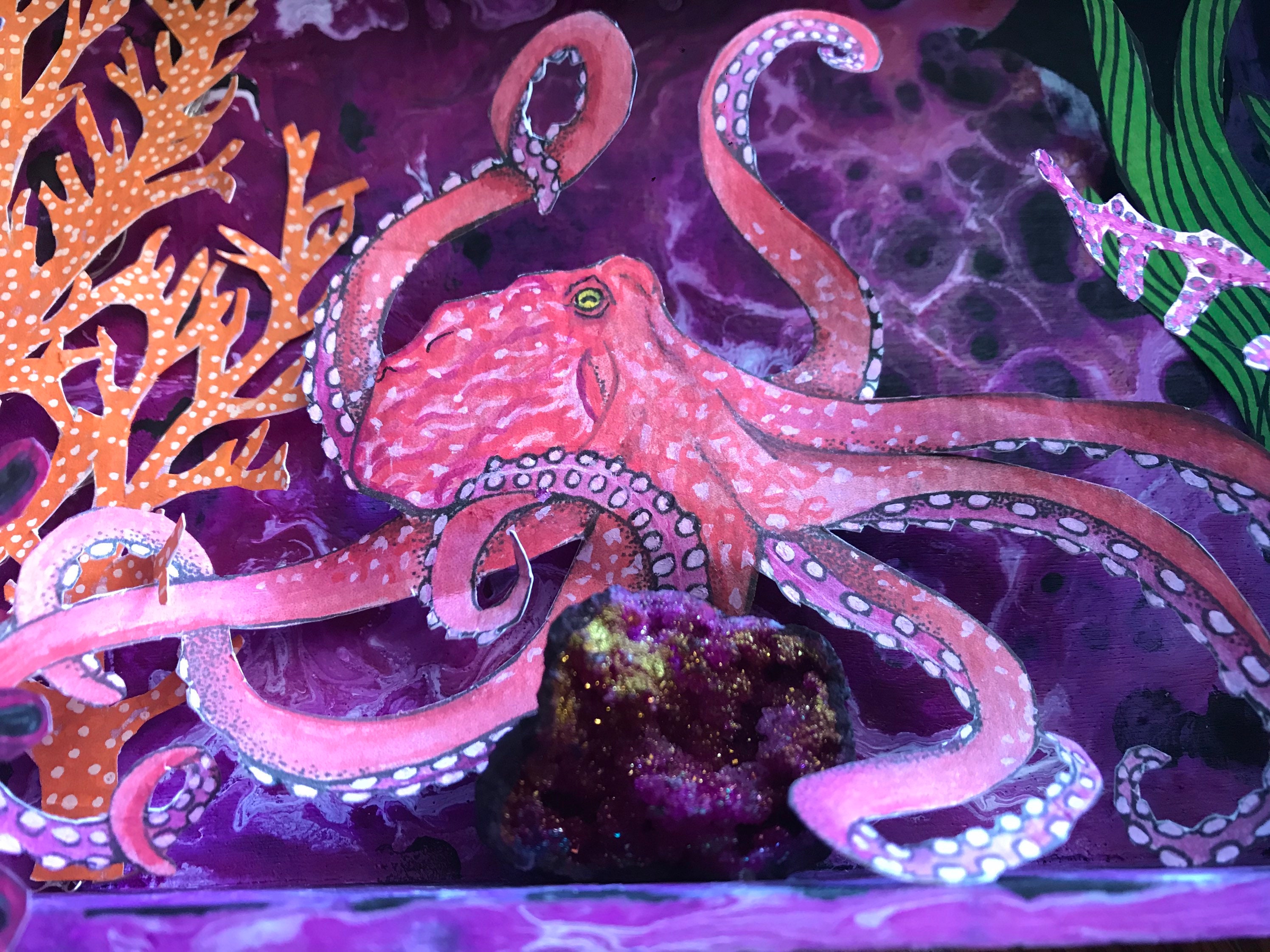 Octopus Shadow Box - Etsy