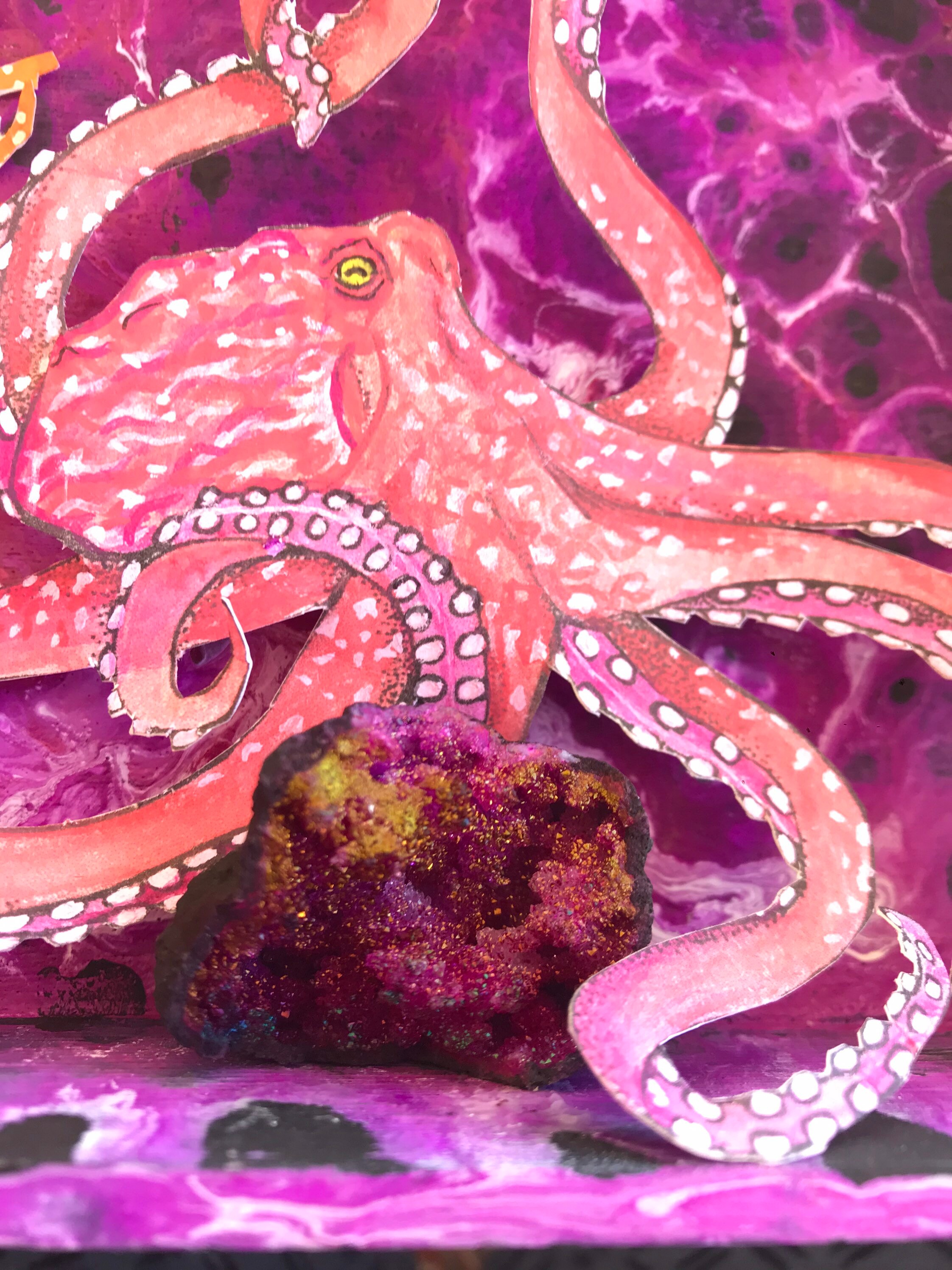 Octopus Shadow Box - Etsy