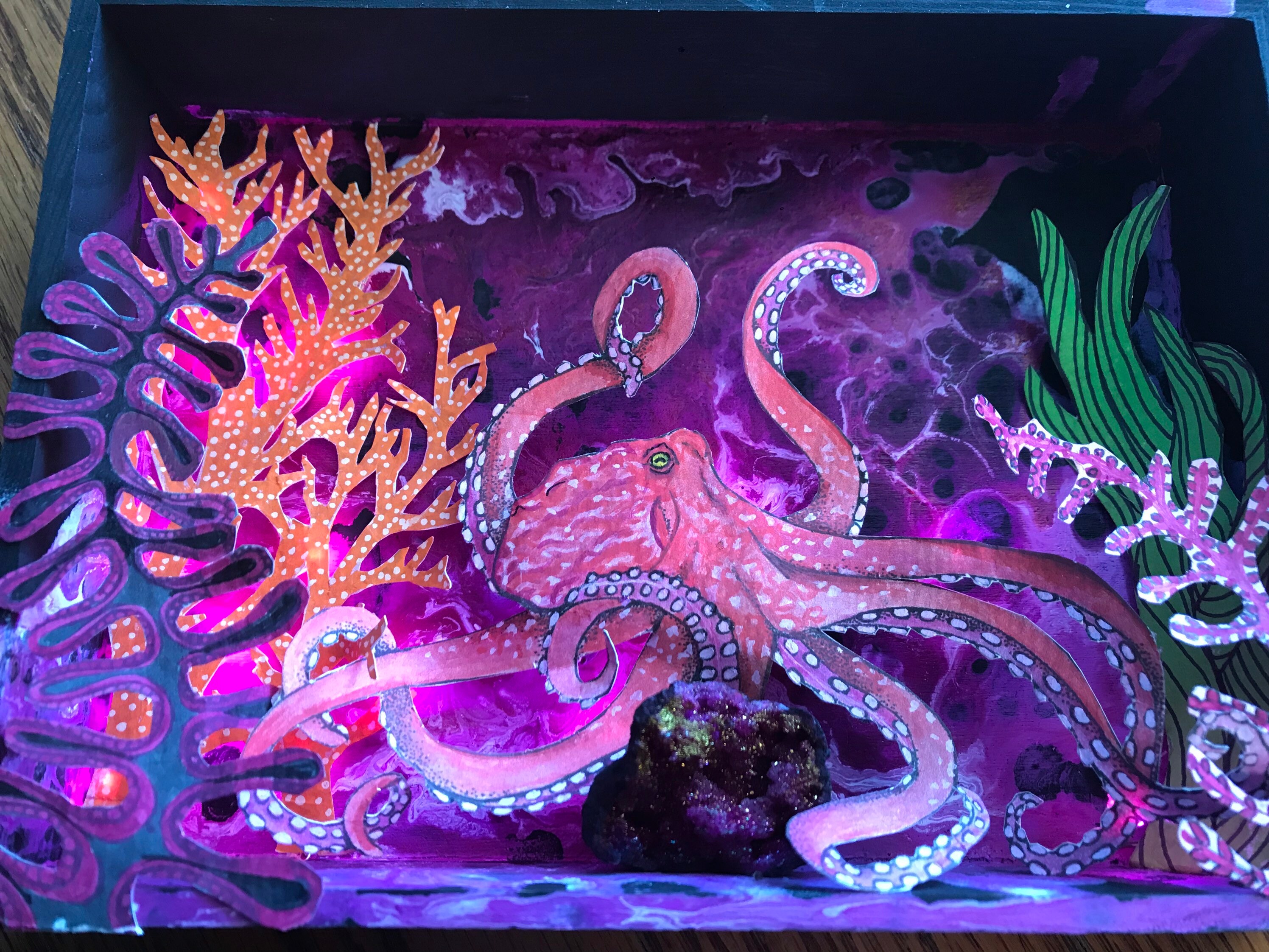 Octopus Shadow Box - Etsy