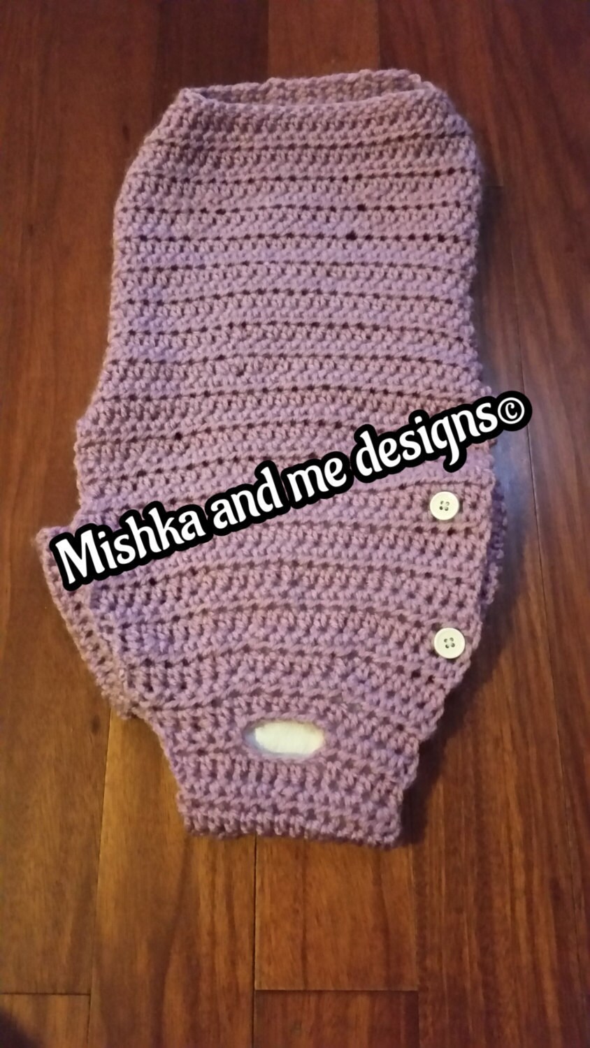 Crochet Dog Sweater Diaper Pattern - Etsy