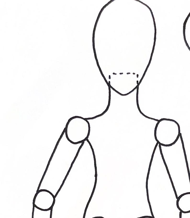 Bjd, Bead Jointed Doll Pattern Guide, Needle Felted Doll Making Guide ...