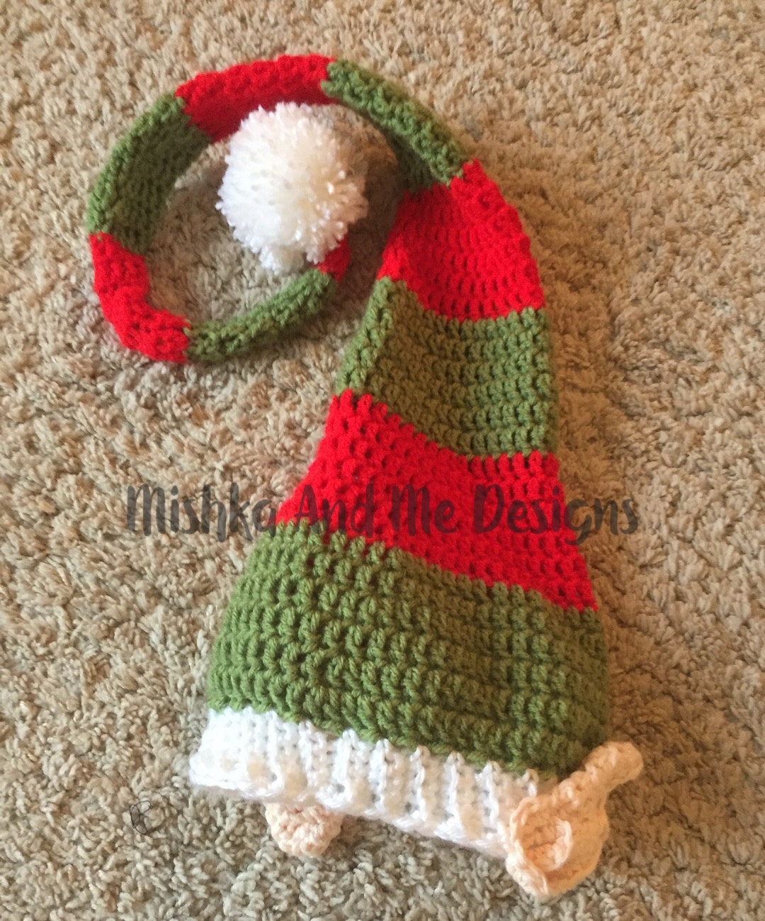 Crochet Elf Hat Pattern - Etsy