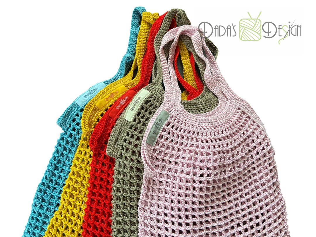 Crocheted Shopping Net, Crocheted Shopping Bag Different Colors - Etsy