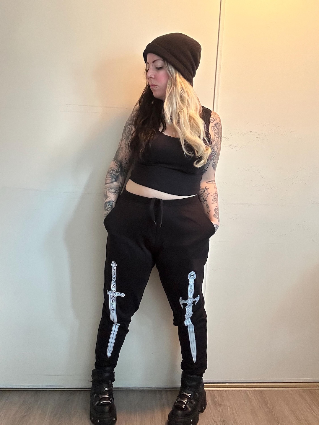 Medieval Sword Sweat Pants - Etsy