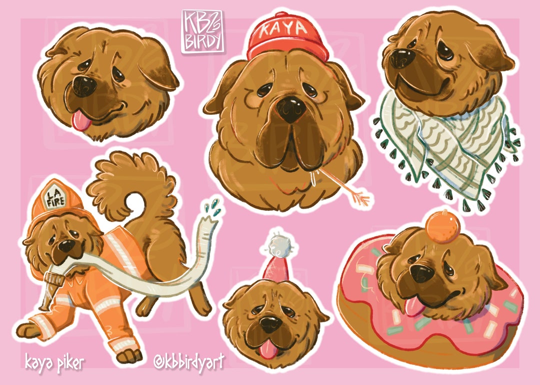 5x7" Kaya Piker Sticker Sheet - Etsy
