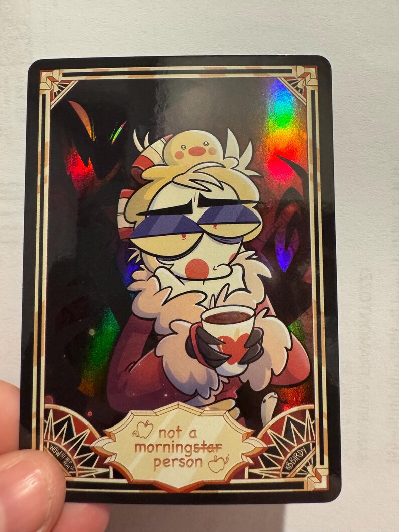 Morningstar Fan Card - Etsy