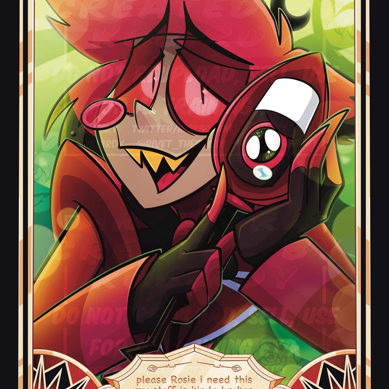Hazbin Hotel Rosie - Etsy