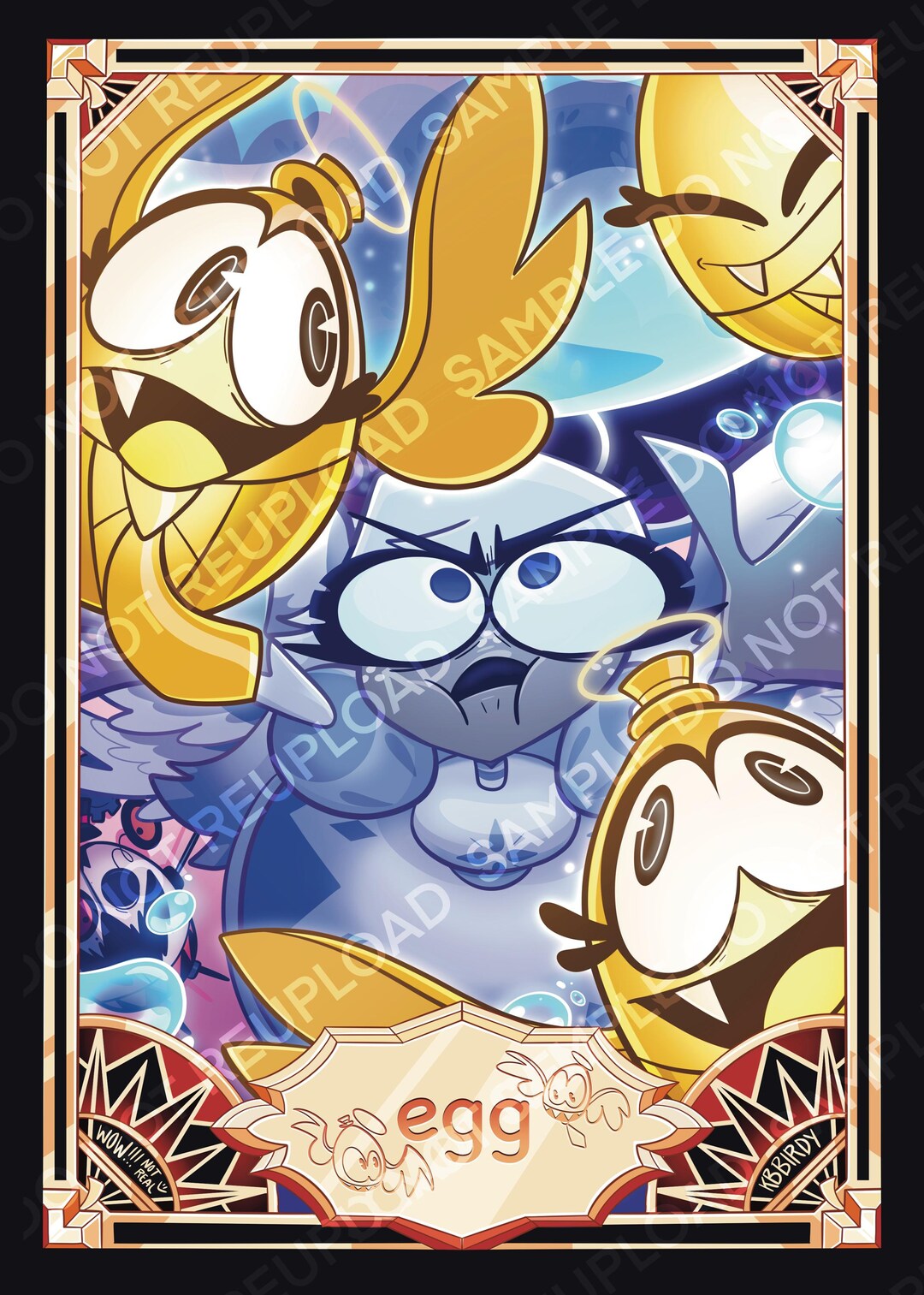 Egg Fan Card - Etsy