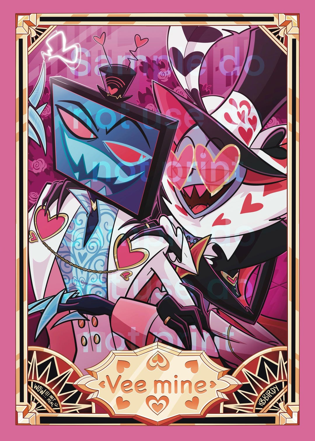 Vee Mine Card - Etsy