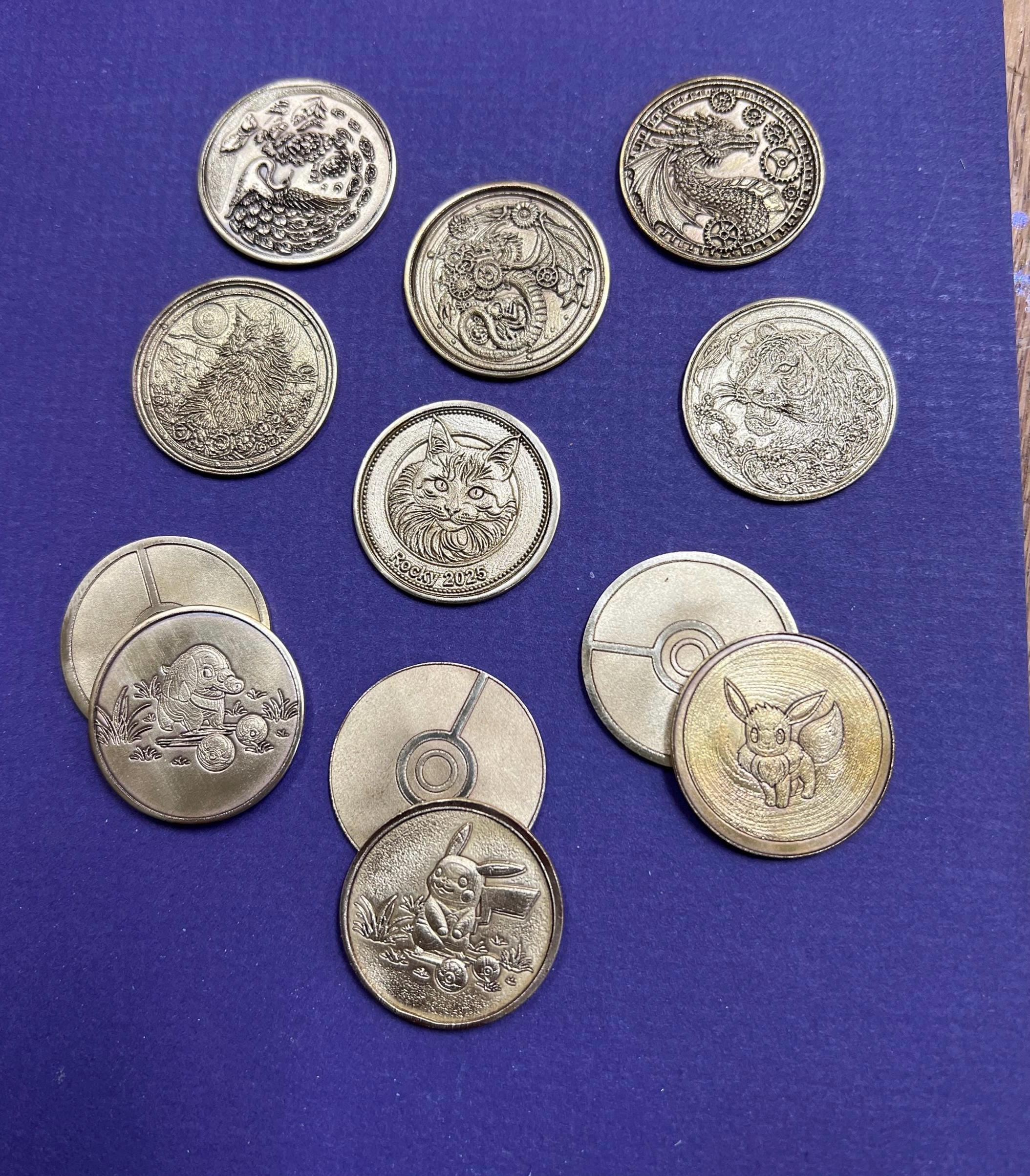 Custom 1” Coins Single or Double Sided. - Etsy