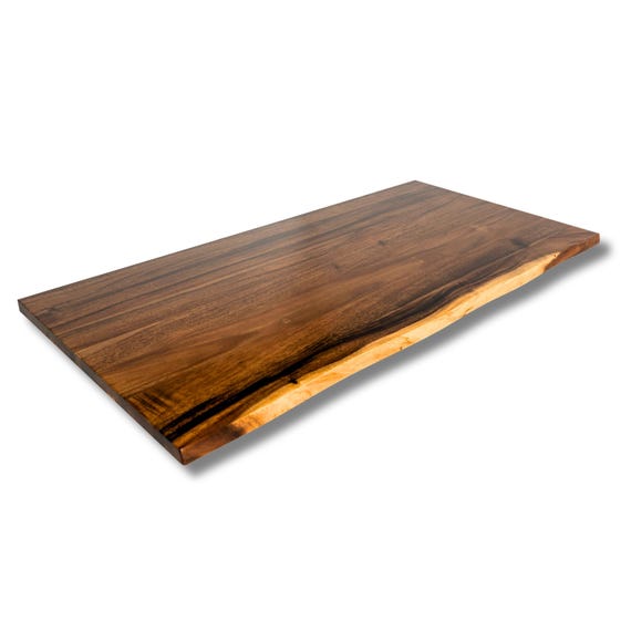 Wood Countertop Solid Wood Table Top Live Edge Countertop Wood Tabletop for Standing Desk Top Computer Tabletop Walnut Desktop Etsy