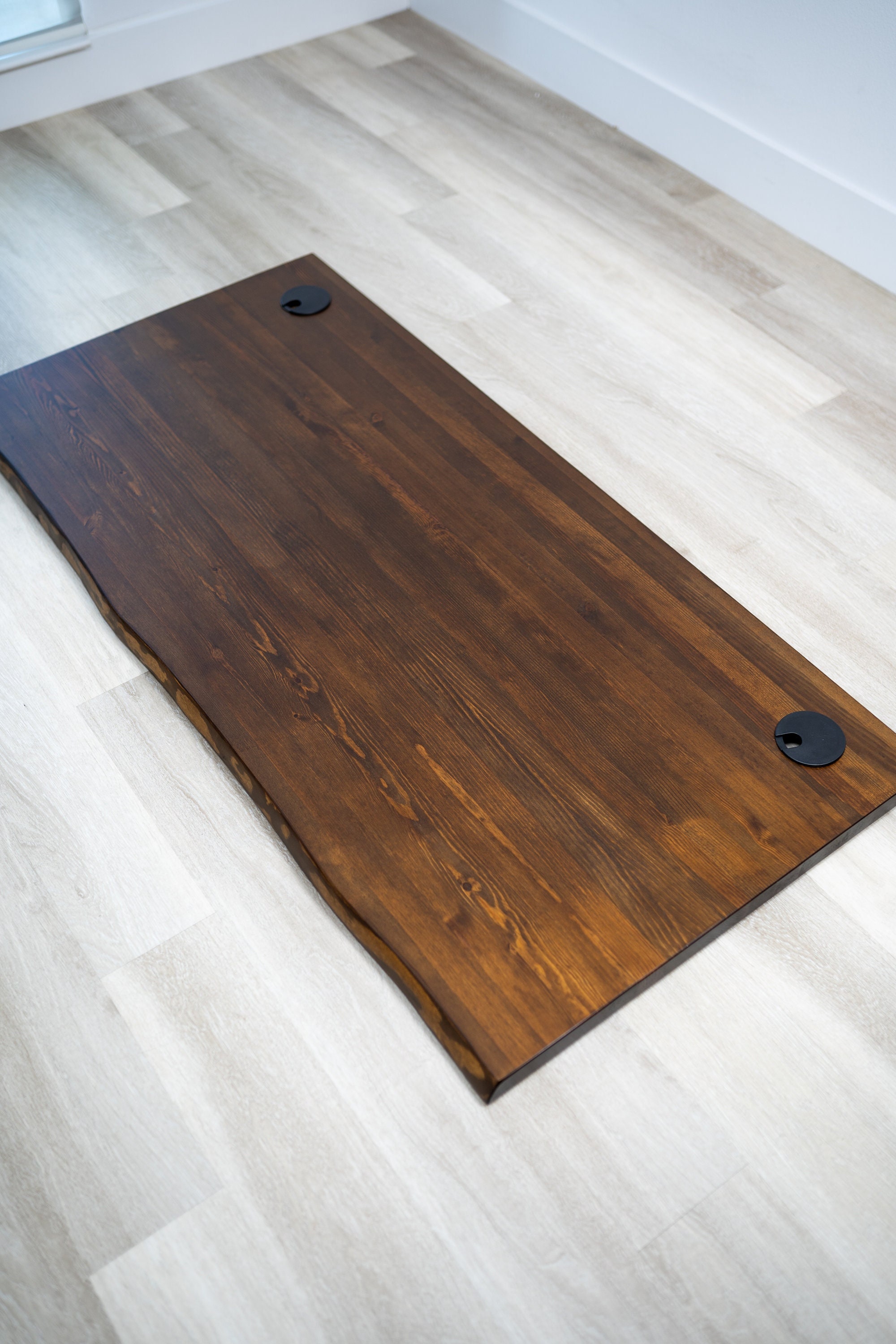 Wood Desk Top Desk Top Solid Wood Desk Top Live Edge - Etsy