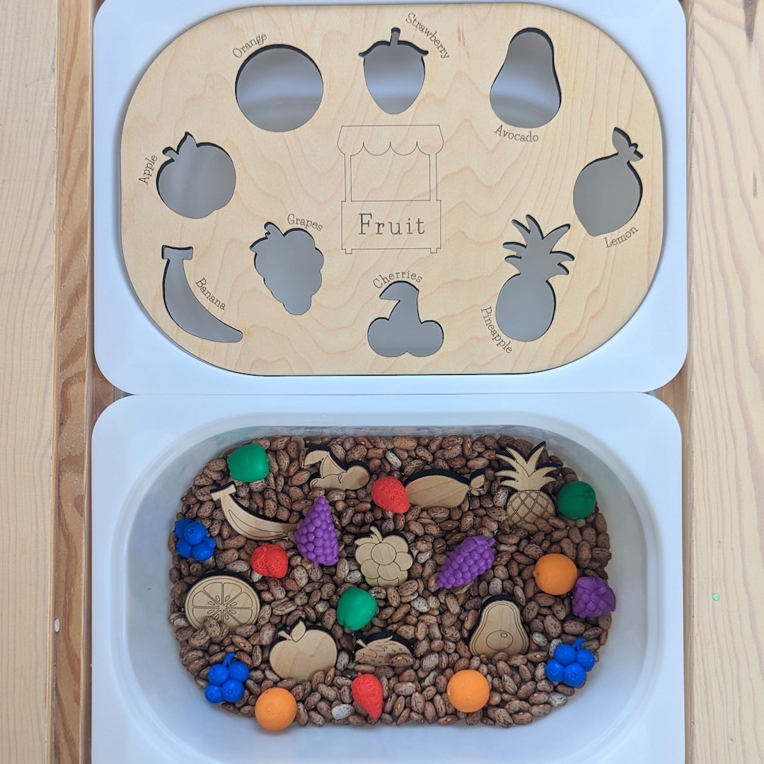 Fruit Stand Flisat Table Insert, Sensory Table Insert, Trofast Bin ...