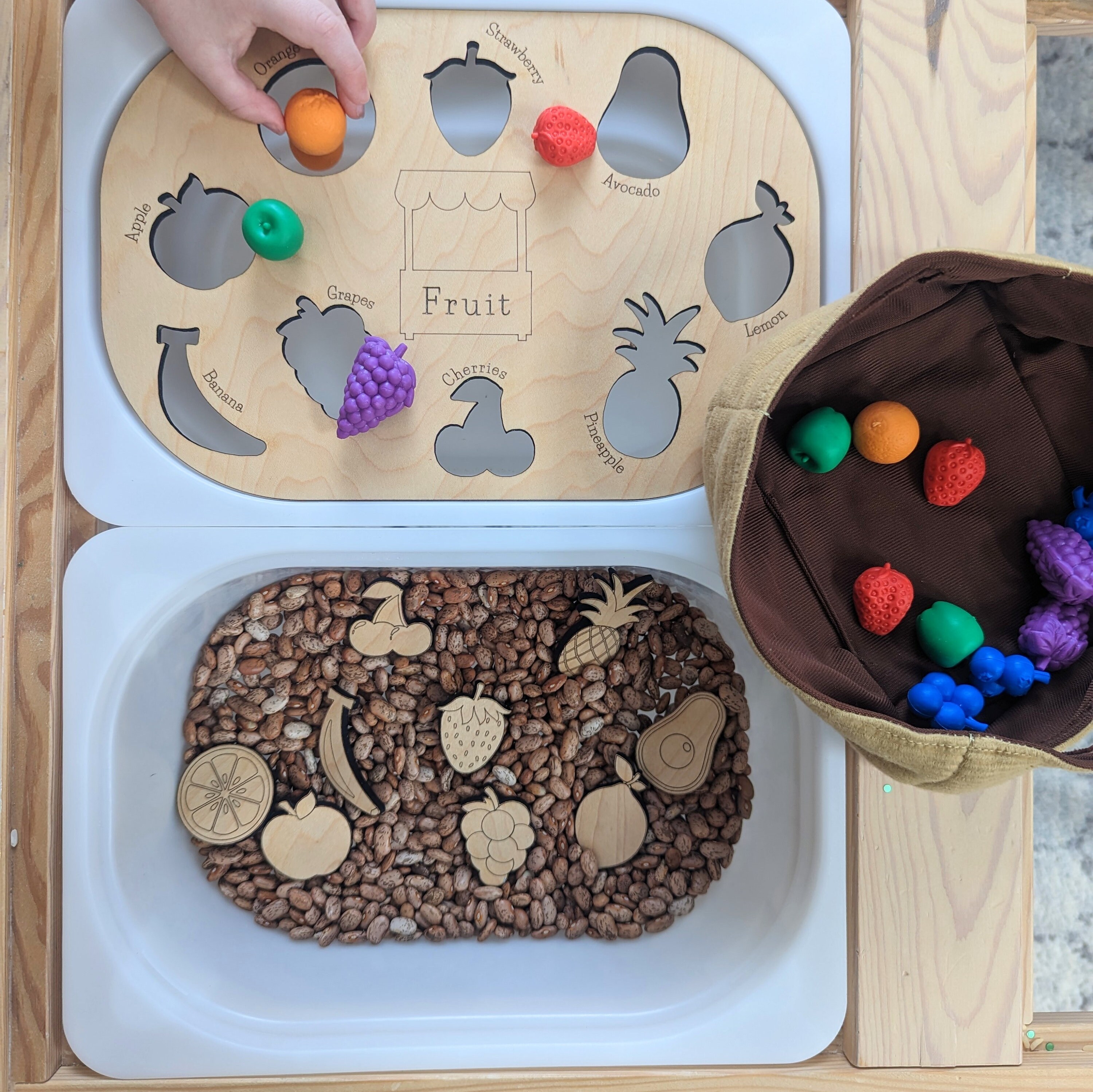 Fruit Stand Flisat Table Insert Sensory Table Insert Trofast - Etsy