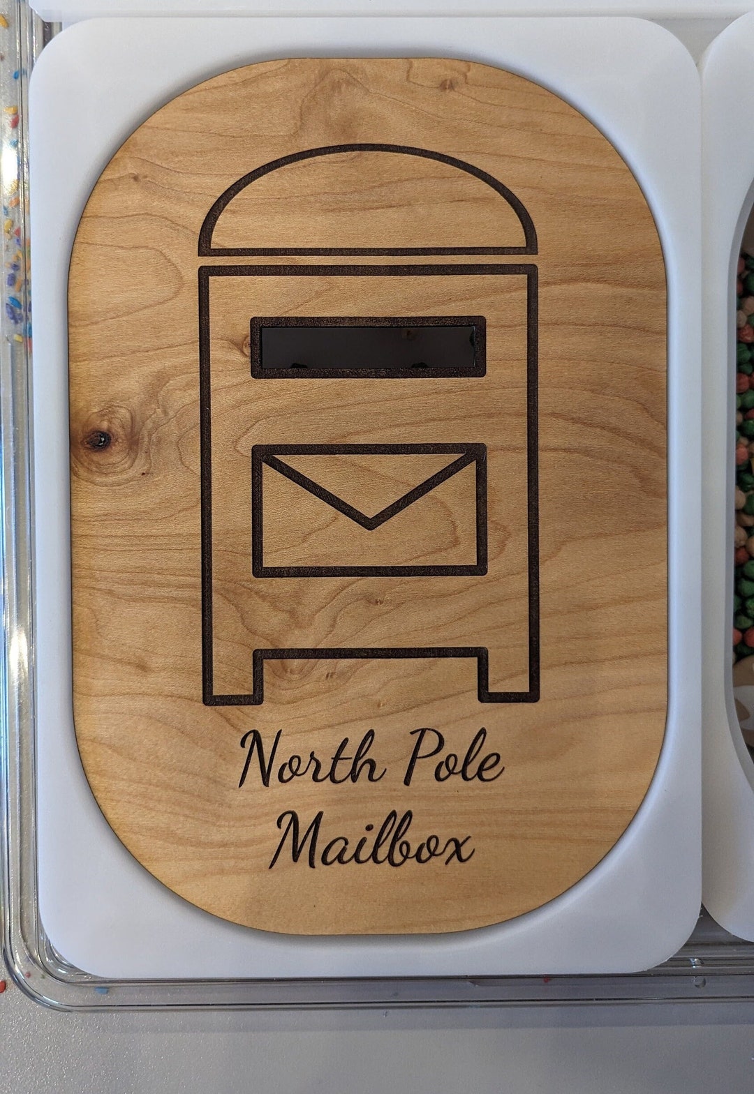 North Pole Mailbox Insert, Letters to Santa Insert, Christmas Insert ...