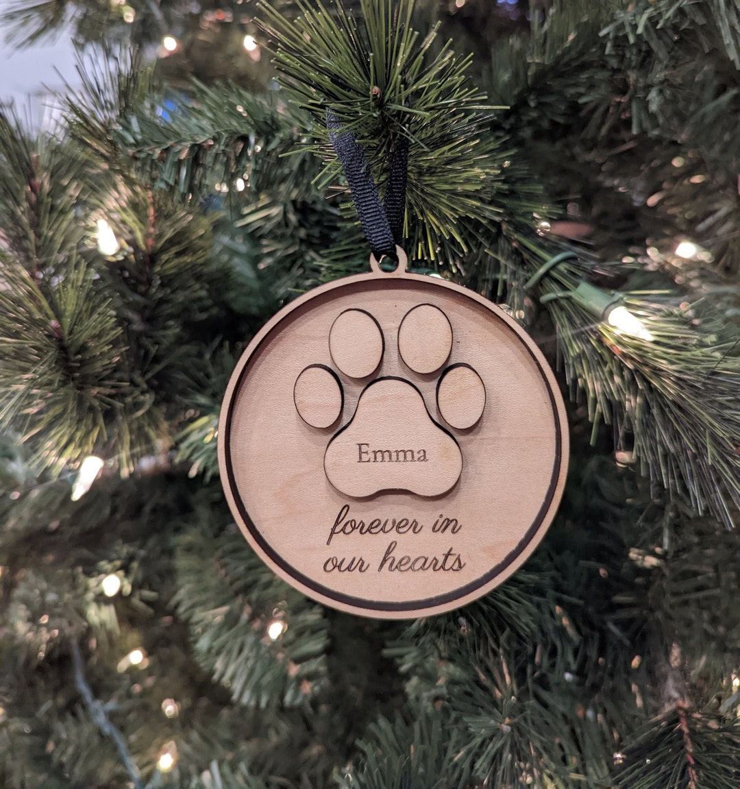 In Memory Pet Ornament - Etsy