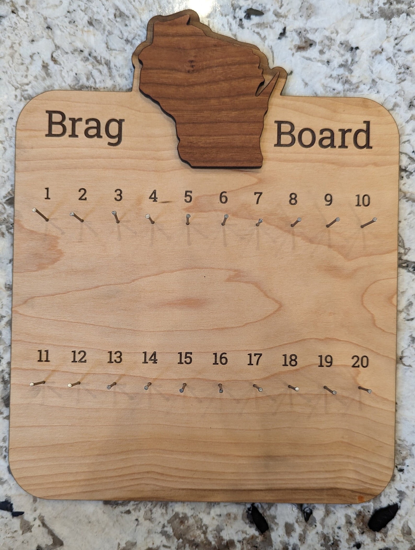Custom Brag Board, Fishing Brag Board, Fishing Tracker - Etsy