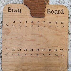Custom Brag Board, Fishing Brag Board, Fishing Tracker - Etsy