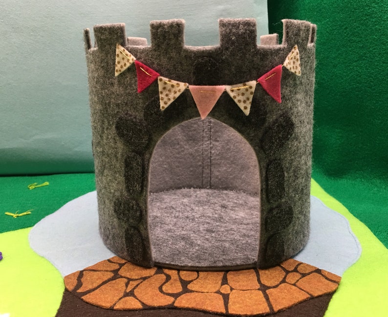 Castle Felt Playmat, Princess/prince Felt Play Mat, Fairy Tale Play Mat ...