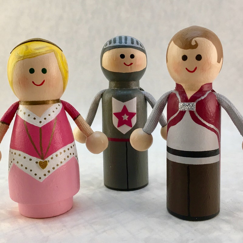 Princess Peg Doll - Etsy