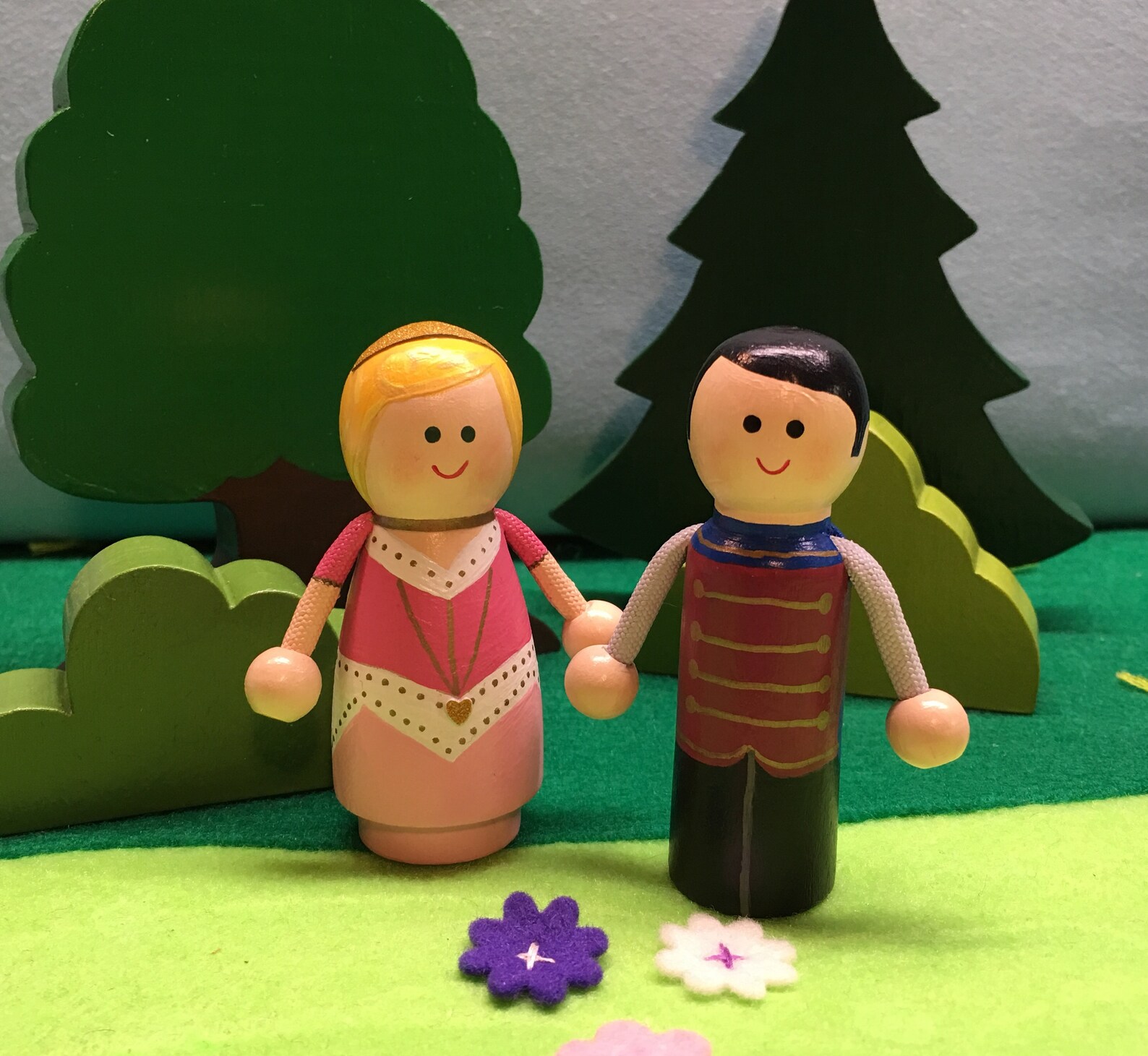 Castle Felt Playmat, Princess/prince Felt Play Mat, Fairy Tale Play Mat ...