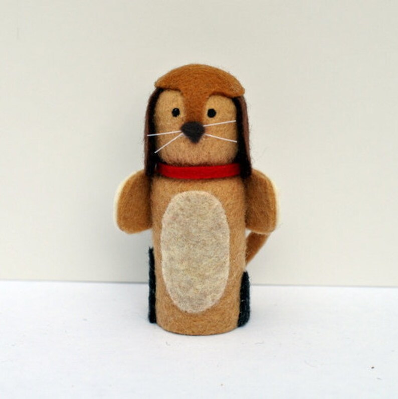 Wooden Peg Dogs, Family of Dogs, Set of 3 Dogs, Handmade, Wooden Peg ...