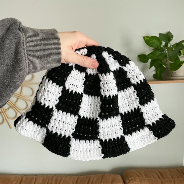 Checkered Hat - Etsy