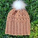 Crochet Pattern // the Solstice Beanie // Crochet Beanie // Crochet Toque // Chunky Beanie ...