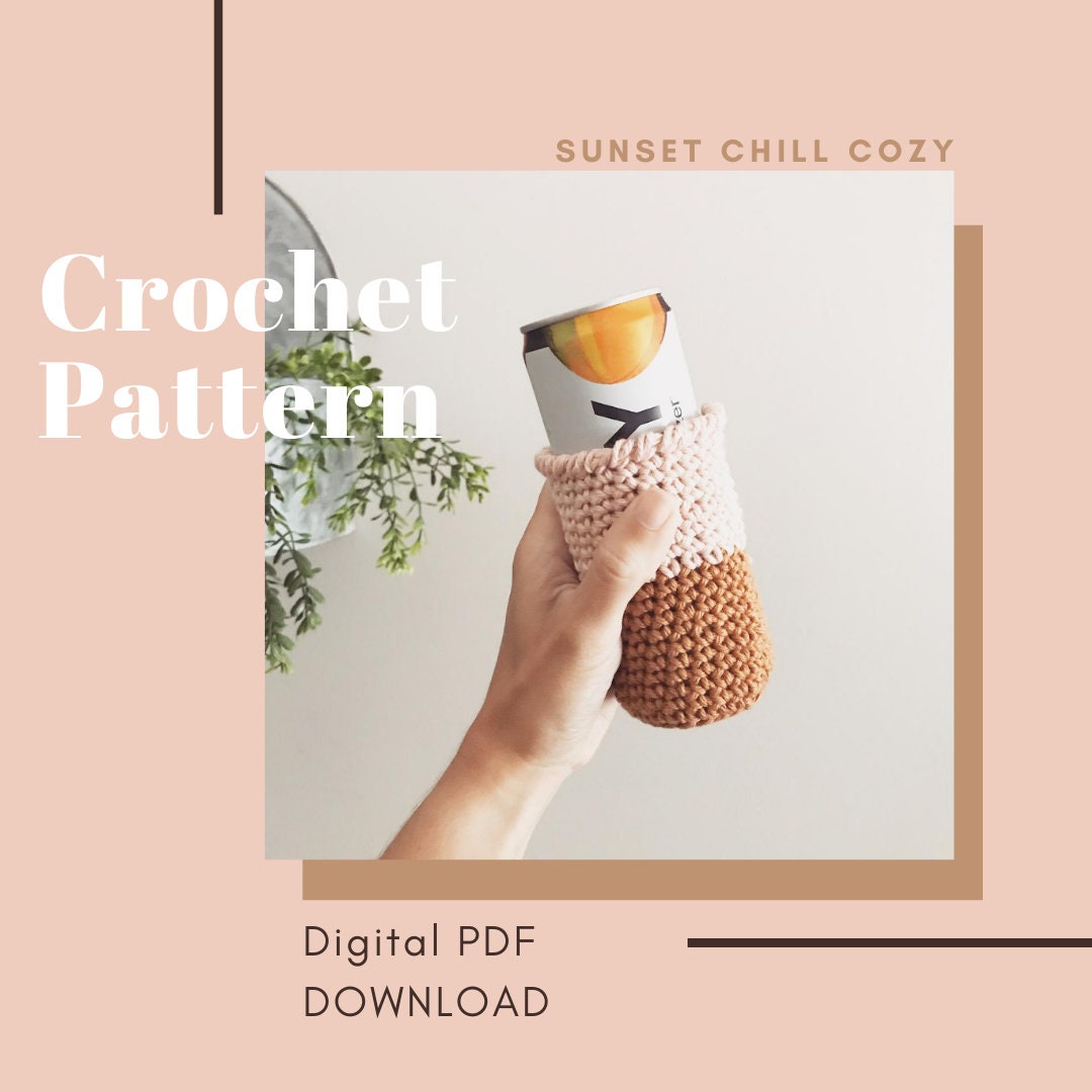 Crochet Pattern // Sunset Chill Cozy crochet cozy pattern | Etsy