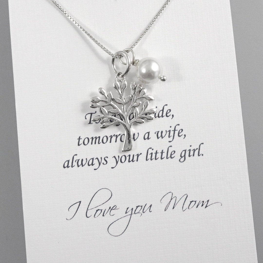 Family Tree Necklace, Tree of Life, Sterling Silver, Silver Necklace ...