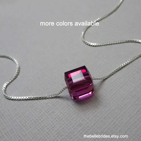 Fuschia Necklace - Etsy