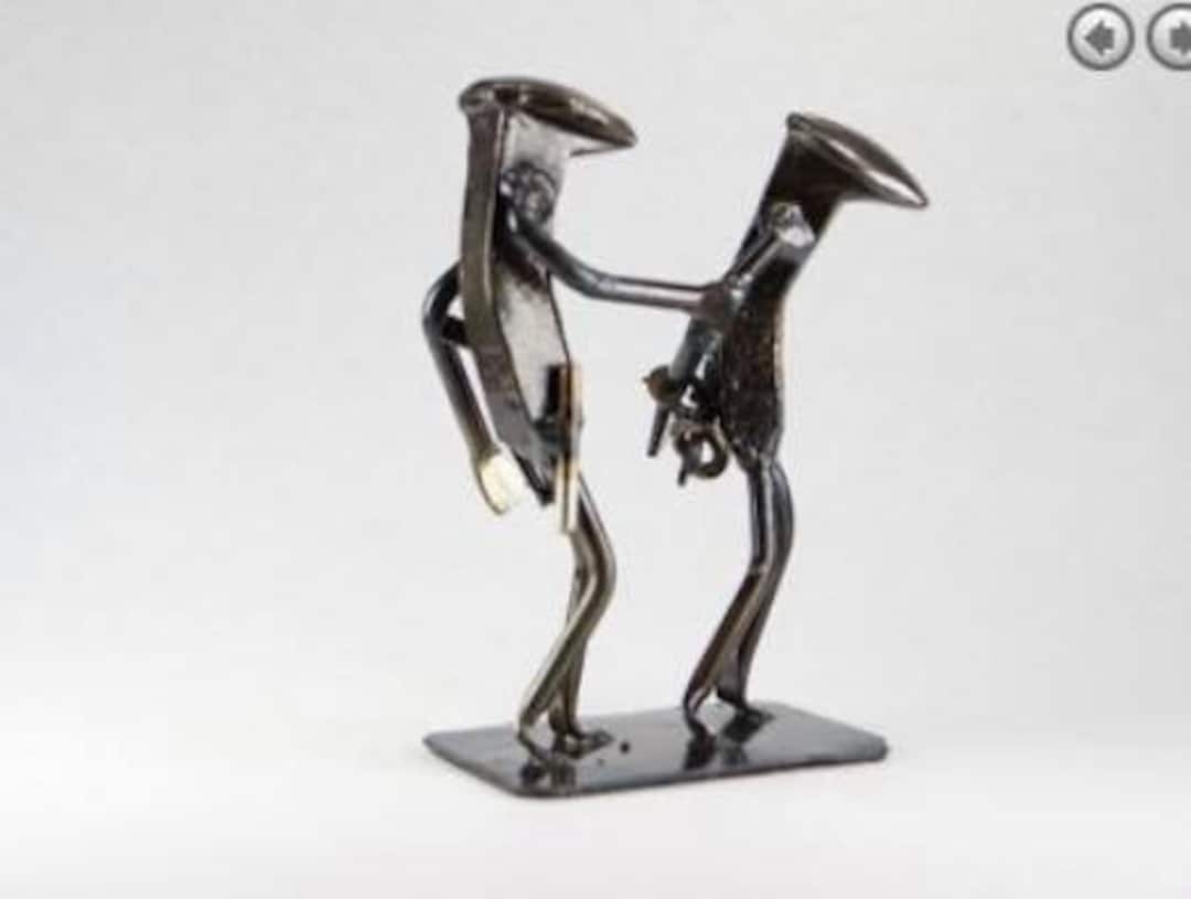 Policeman | Police Officer | Metal Art | Policeman Figurine | Railroad ...