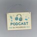 Podcast Wooden Sign Podcast in Progress FREE UK POSTAGE - Etsy