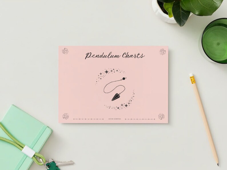 Alphabet Pendulum Chart Digital Download Printable Pendulum Board ...