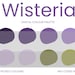 Wisteria Digital Colour Palette | Brand Colour Palette | Colour HEX ...