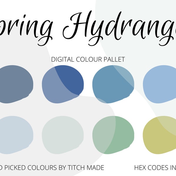 Spring Color Palette - Etsy